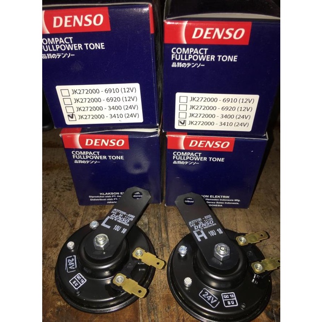 Jual Klakson Disc Fullpower Tone Original Denso 24V (Truk) | Shopee ...