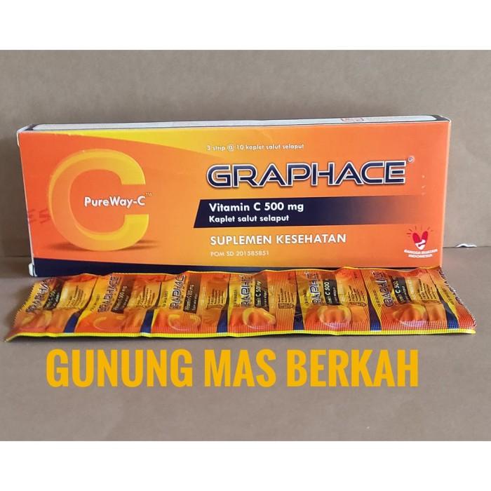 Jual GRAPHACE ISI 30 KAPLET - VITAMIN C 500 MG GRAPACHE GRAPACE READY ...