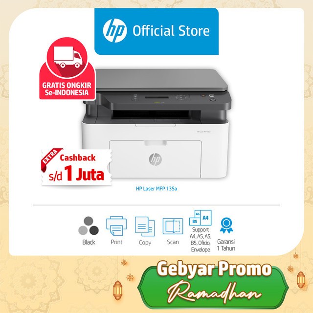 Jual HP Laser MFP 135a | Shopee Indonesia