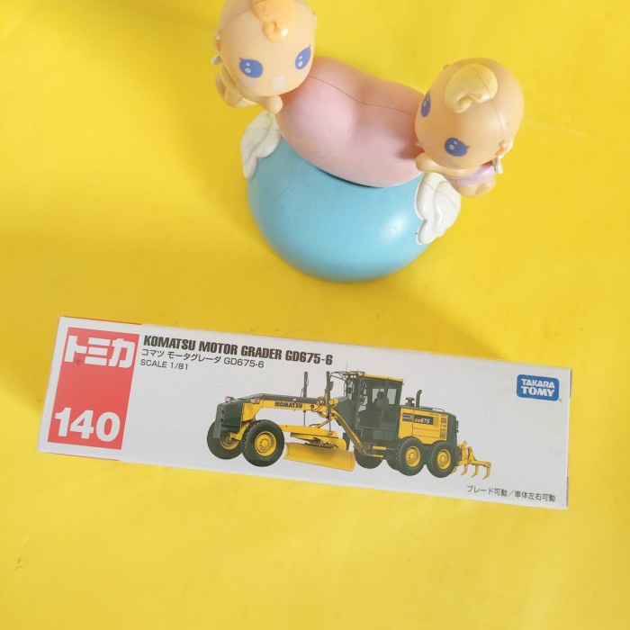 Jual PROMO!!! TOMICA LONG 140 KOMATSU MOTOR GRADER GD675-6 TERMURAH ...