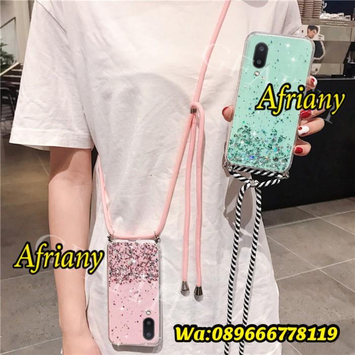 Jual Samsung Galaxy A02 2021 Case Tali Nagita Lanyard Glitter Gantungan | Shopee Indonesia