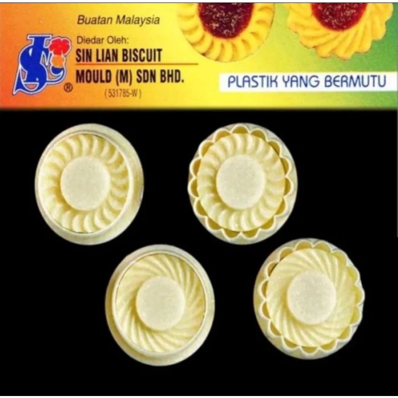 Jual cetakan kue biscuit acuan kuih jem tat 103 / sinlian sin lian 103 ...