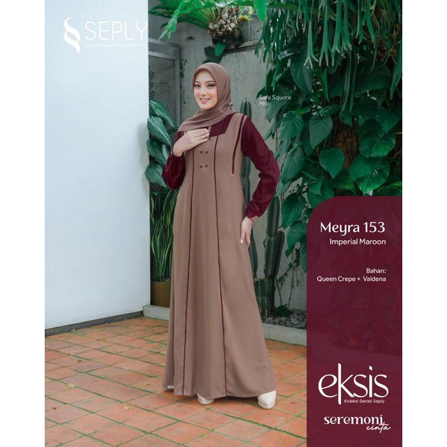 Jual Gamis SEPLY MEYRA 153 Hits 66 Imperial Maroon Terbaru Limited ...