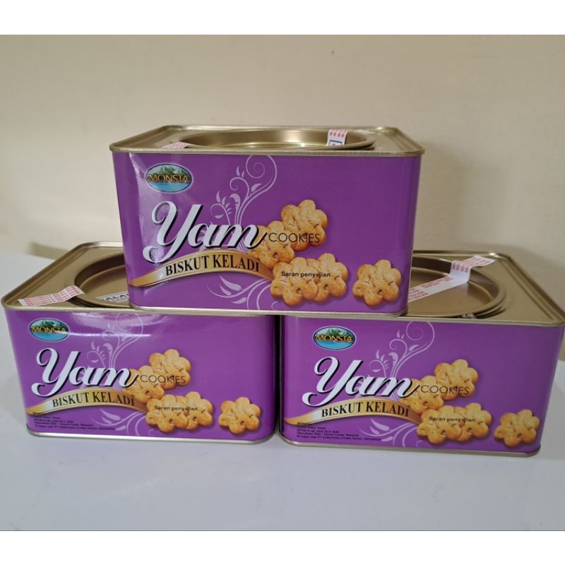 Jual YAM COOKIES TALAS MALAYSIA TERMURAH BISCUIT KELADI KUE KERING TARO ...