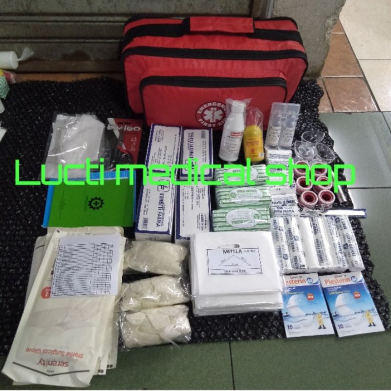 Jual Tas emergency tas p3k tas pmi paket tas emergency isi tipe A P3k ...