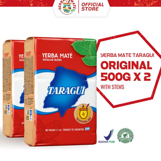 Jual Taragui Yerba Mate Original with stems 1 kg | Teh Botanikal ...