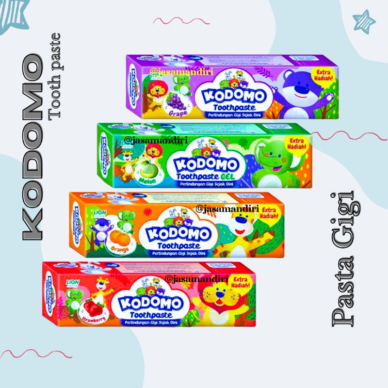 Jual Pasta Gigi Kodomo / Toothpaste Gel Tube | Shopee Indonesia