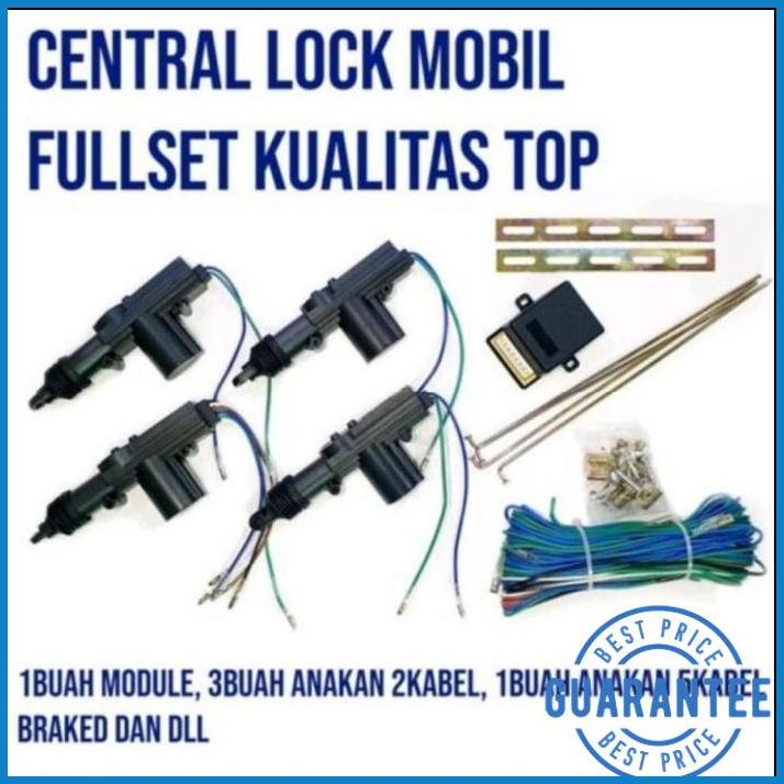 Jual CENTRAL LOCK SENTRAL LOK SET DOOR LOCK UNIVERSAL 4 PINTU MOBIL ...
