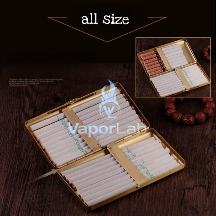 Jual kotak tempat simpan rokok vintage classic premium cig case all ...