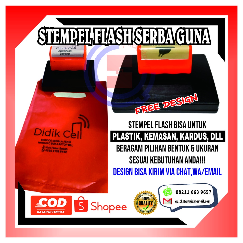 Jual stempel plastik, stempel kardus, stempel Jumbo, stempel custom ...