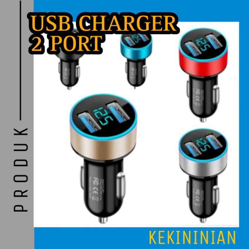 Jual Adaptor USB Charger Hp 2 Port Motor New Nmax Fazzio Aerox Lexi PCX ...
