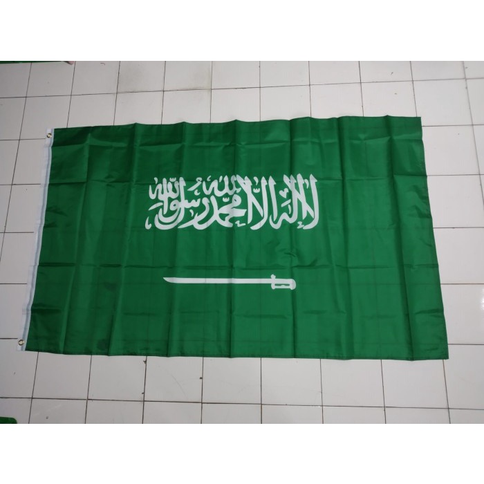 Jual Bendera Negara Arab Saudi / flag of Saudi Arabia - besar | Shopee ...