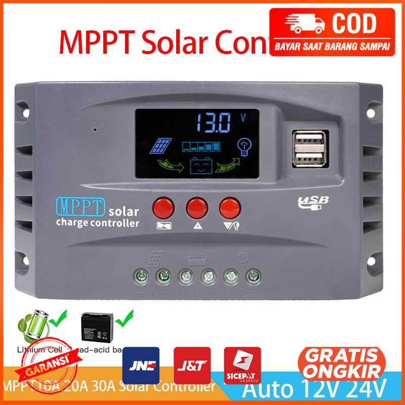 Jual Solar Charge Controller MPPT 2 USB Automatic Identify 12V 24V HXC3 ...