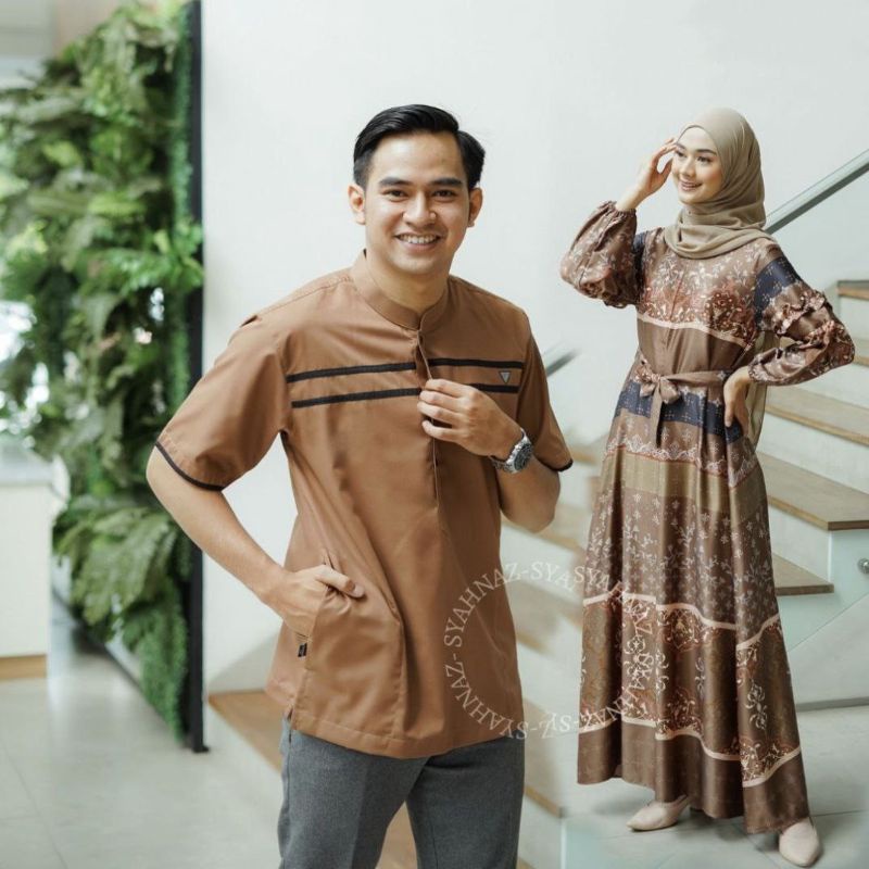 Jual Couple Gamis Koko Terbaru || Gamis Koko Fashion Muslim || Couple ...