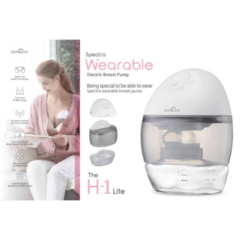 Jual Pompa ASI Elektrik Spectra H1 Lite - Wearable Electric Breastpump | Shopee Indonesia