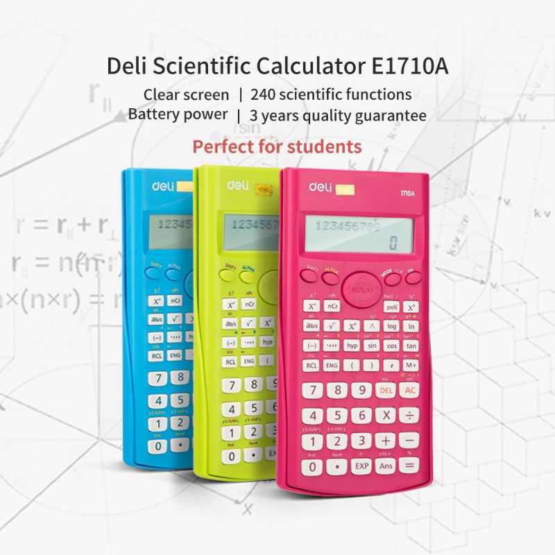 Jual ATK-POINT | DELI Scientific Calculator / Kalkulator ilmiah sains ...