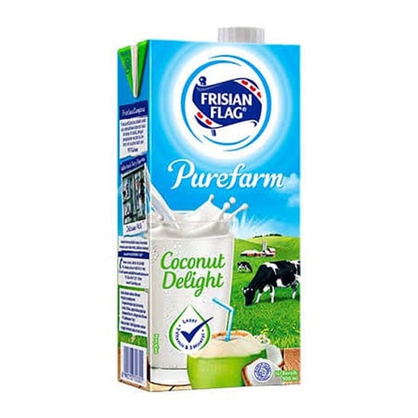 Jual FRISIAN FLAG SUSU UHT COCONUT DELIGHT 946 ML - SUSU | Shopee Indonesia