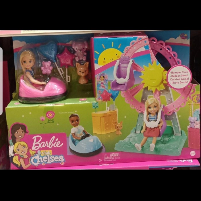 Jual BARBIE CLUB CHELSEA BUMPER CARS THEME PARK ORIGINAL MATTEL PLAYSET ...