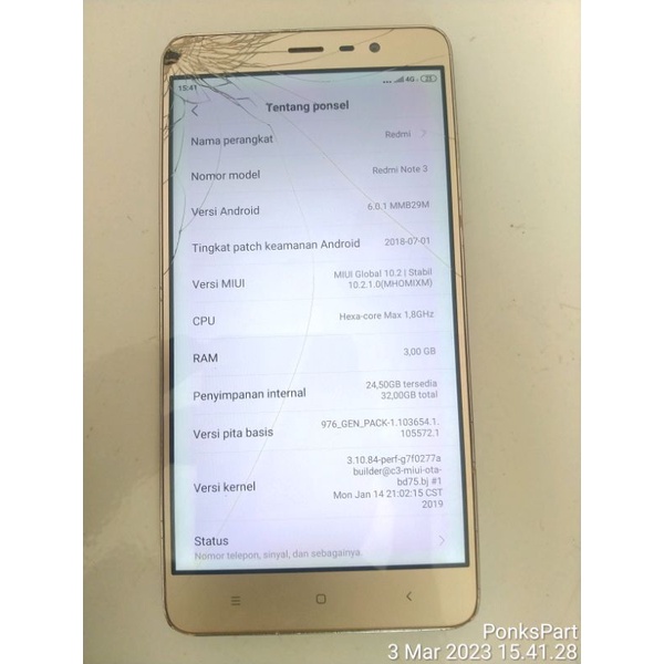 Jual Mesin Redmi Note 3 Pro ( Kenzo ) | Shopee Indonesia