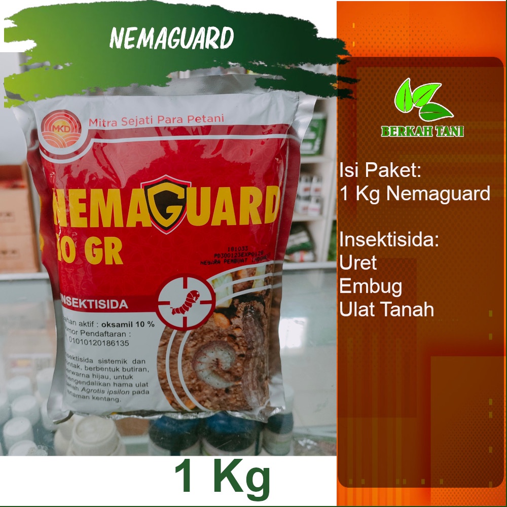 Jual Nemaguard 1 Kg Pengendali Hama Ulat Tanah Embug Uret Tanah ...