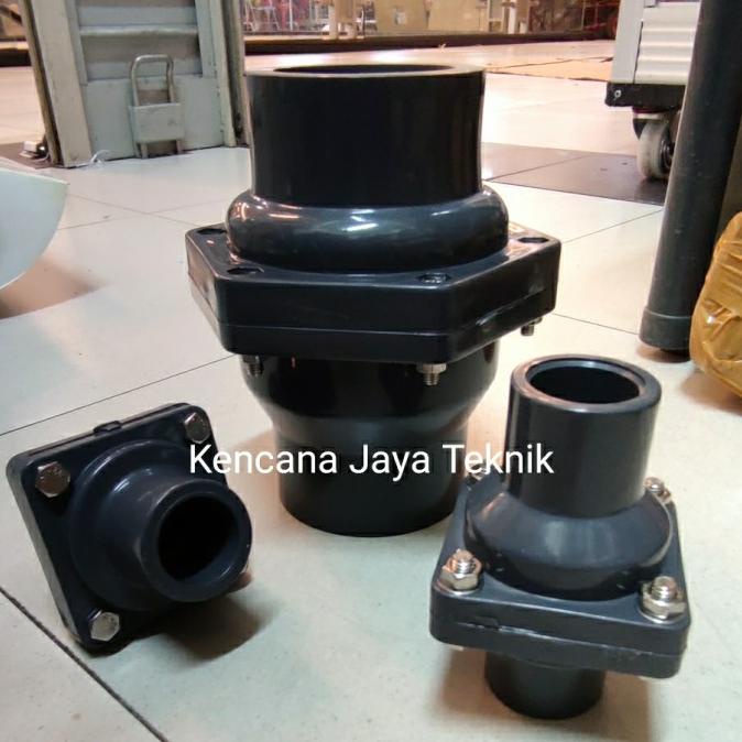 Jual Swing Check Valve Pvc / Klep Tabok Pvc Socket 1 1/2" Inch Dn40 ...