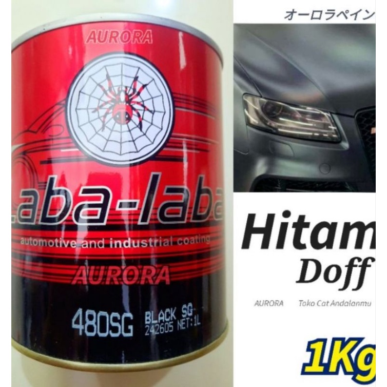 Jual Cat Hitam Dop LABA LABA BLACK SG 480SG Doff Laba-laba Spider 1Kg ...