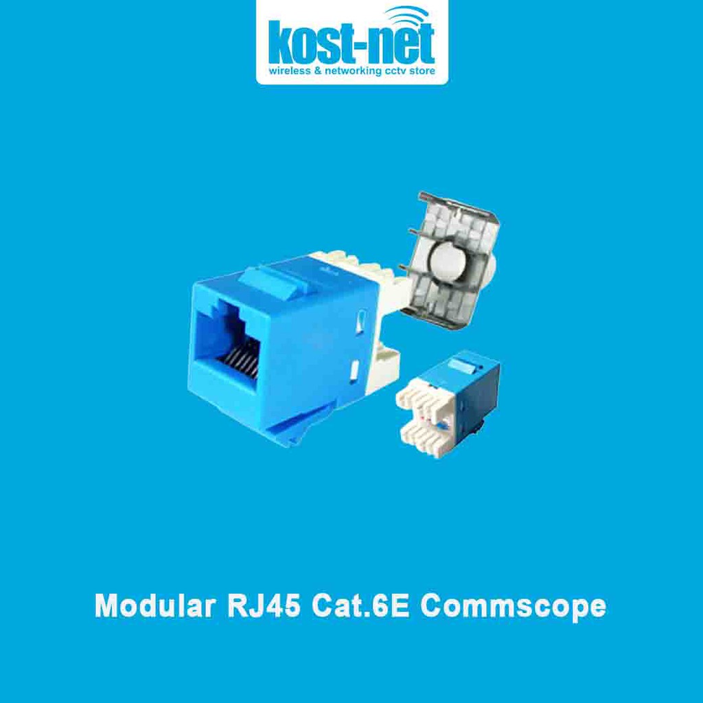 Jual Modular Jack RJ45 AMP Cat.6E Commscope Original | Shopee Indonesia