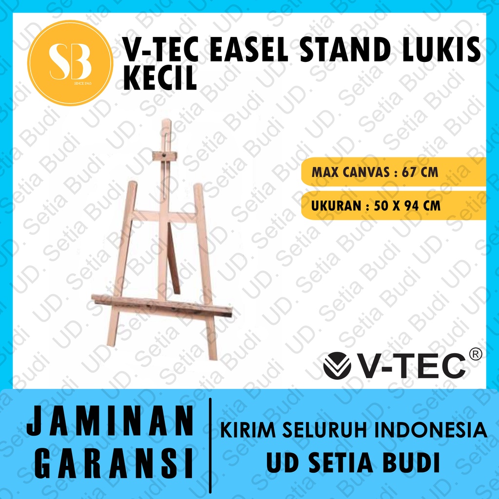 Jual V-TEC Standing Wooden Easel Kanvas Stand Kayu Kecil | Shopee Indonesia