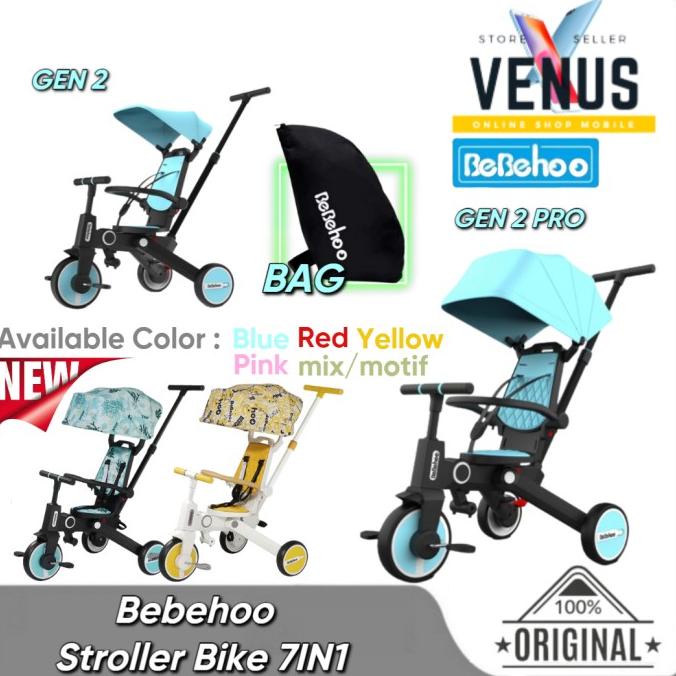 Jual Bebehoo Stroller Bike 3in1 Tricycle Folding Strake Sepeda Lipat ...