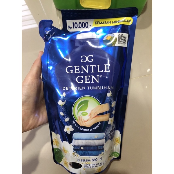 Jual Gentle Gen Deterjen Cair isi ulang 360ml | Shopee Indonesia