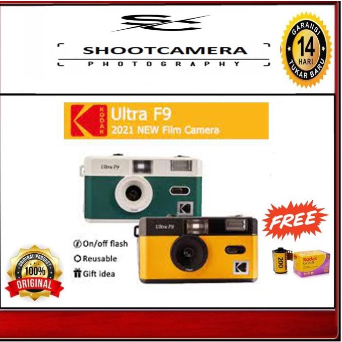 Jual Kodak Ultra F9 Reusable Film Camera ( New Version of Kodak M35 M38 ) | Shopee Indonesia