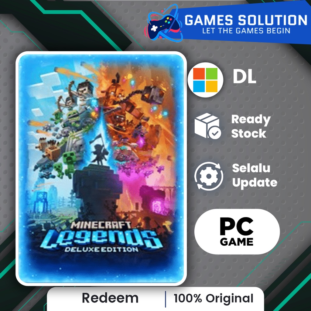 Jual Minecraft Legends / Legends Deluxe Edition for PC Game Original ...