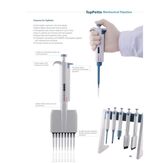 Jual Mikropipet 10-100Ul Single Channel Variablevolume Micropipette ...