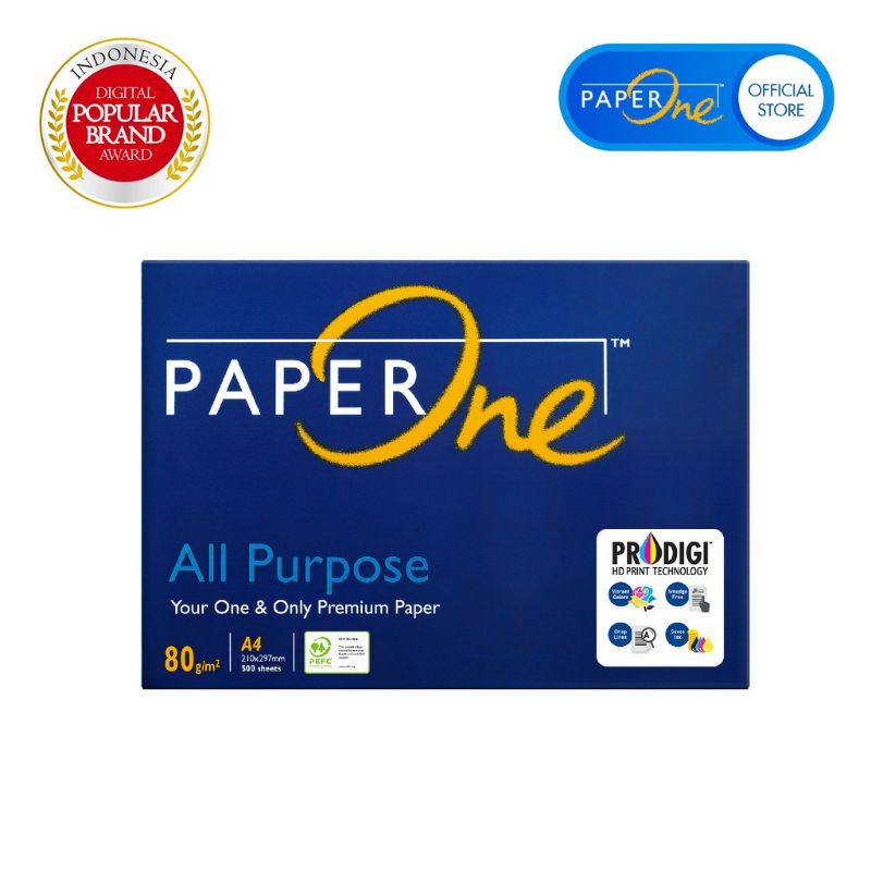 Jual Kertas A4 80 Gram PaperOne Rim | Shopee Indonesia