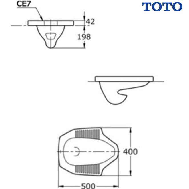 Jual Closet / Kloset Jongkok / Toilet Squat Toto Ce 7 / Ce7 White ...