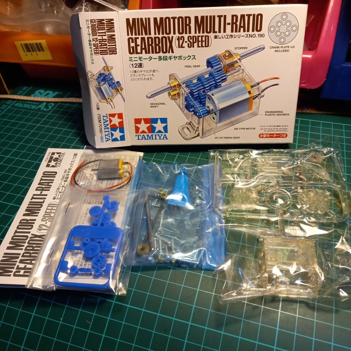 Jual Kr02031 Tamiya 70190 Mini Motor Multi Ratio Gearbox 12-Speed ...