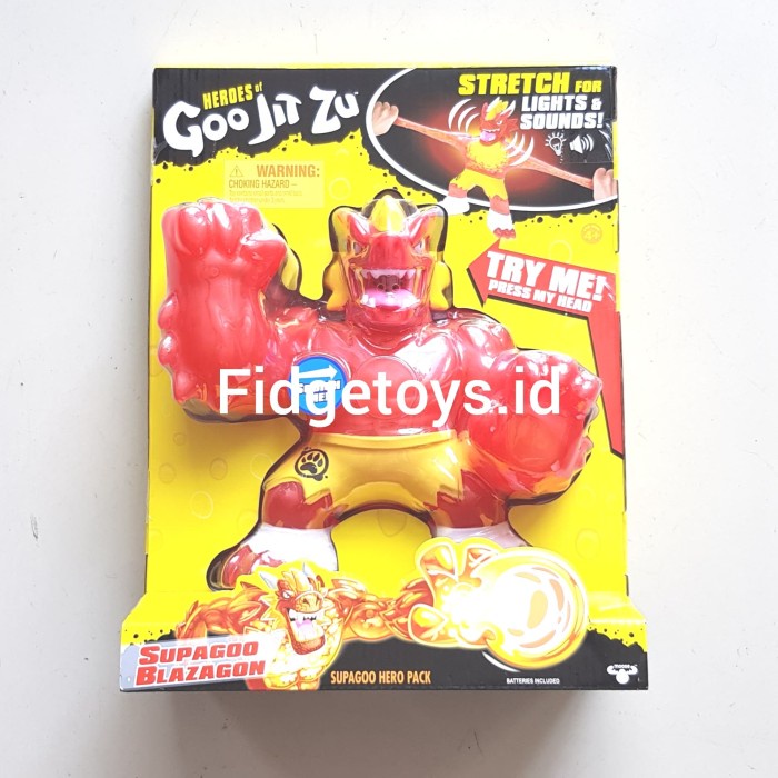 Jual Squishy Goo Jit Zu Supagoo Blazagon Oversized Action Figure - Hot ...