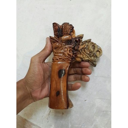Jual GAGANG GOLOK ATAU MANDAU UKIR MOTIF DAYAK | Shopee Indonesia