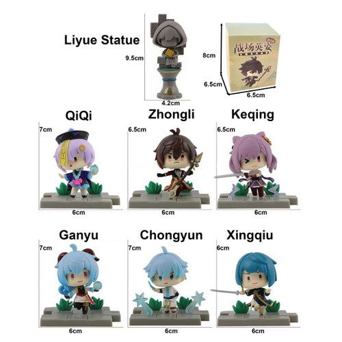 Jual Genshin Impact Heroic Isi 7 Liyue Diorama Action Figure Gen2 ...
