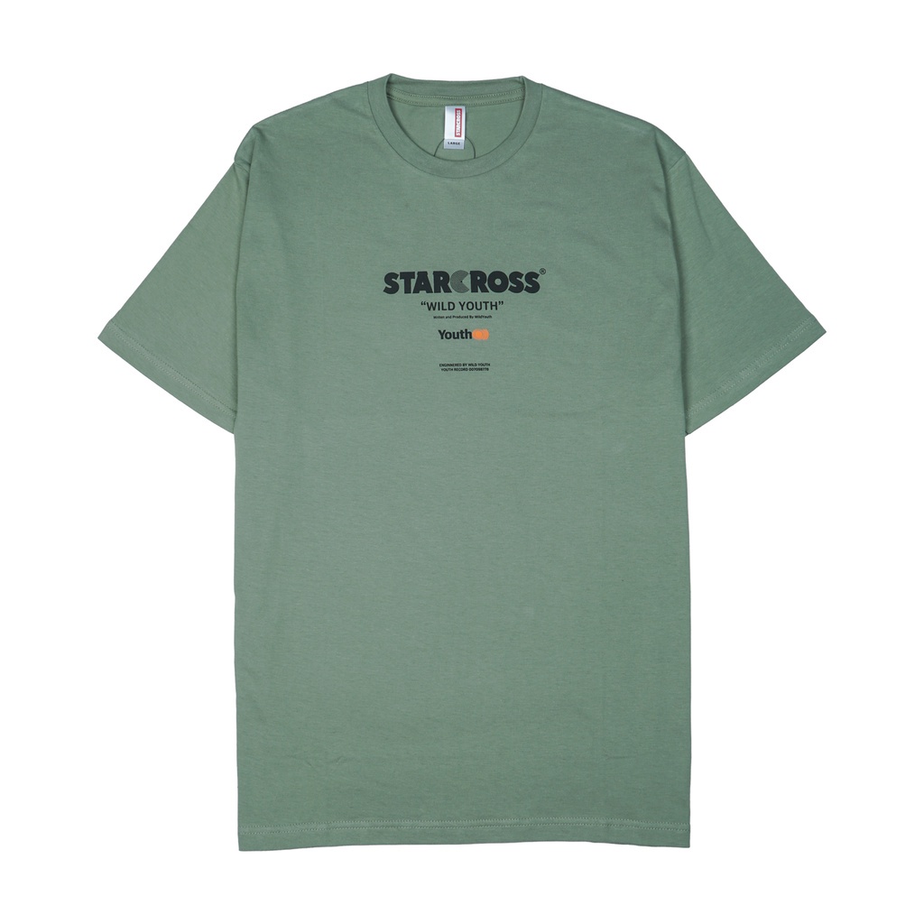 Jual STARCROSS Kaos Pria - YOUTH RECORD 2 - Green Mint | Shopee Indonesia