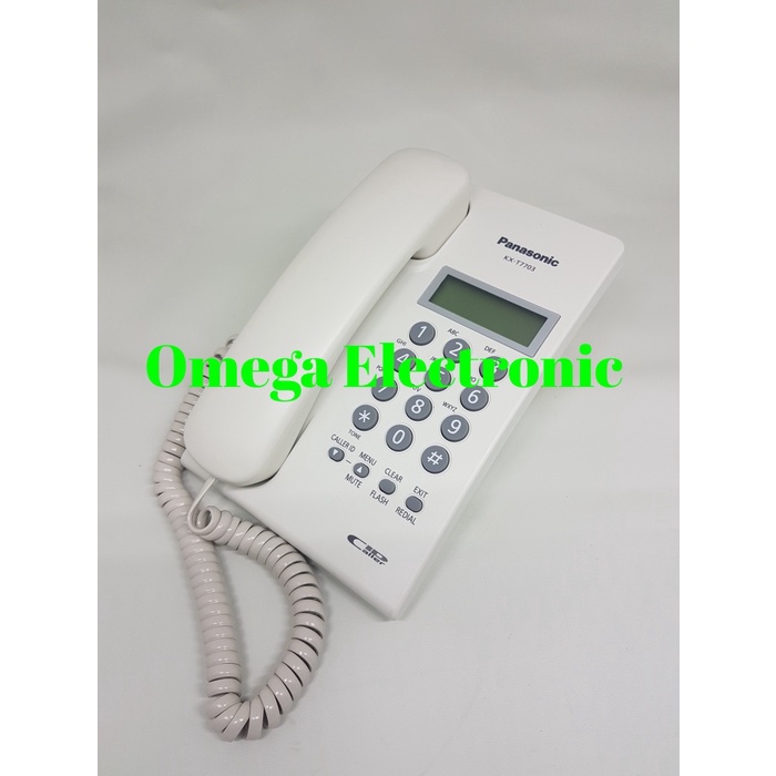 Jual PANASONIC KX-T7703 - TELEPON RUMAH KANTOR SINGLE LINE TELPON 7703 ORIGINAL TERBARU | Shopee ...