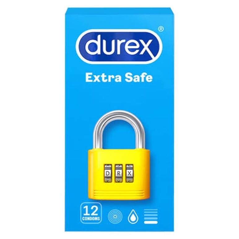 Jual KONDOM DUREX EXTRA SAFE BOX 12 PCS (PRIVASI AMAN) | Shopee Indonesia