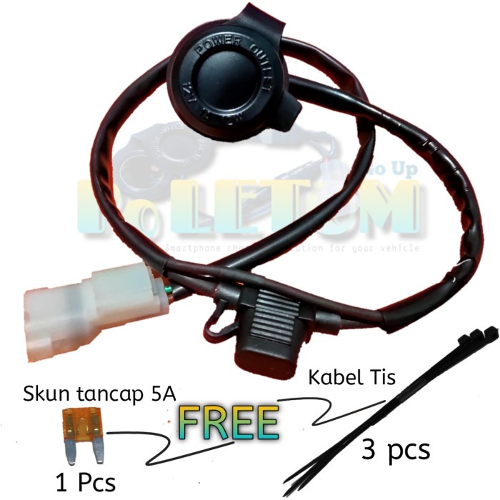 Jual Power Outlet Custom Vario 125 & 150 New | Shopee Indonesia