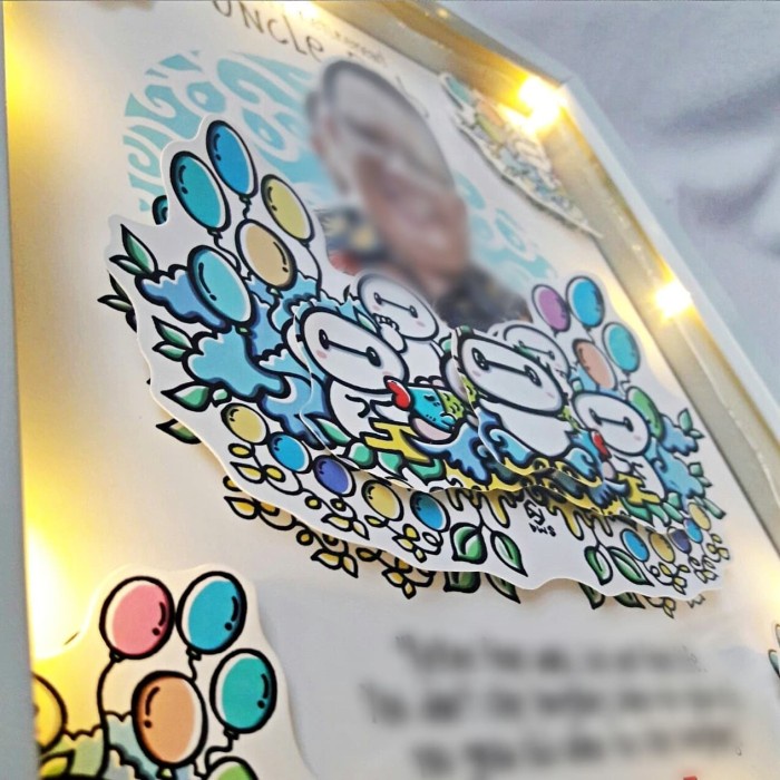 Jual KADO PERPISAHAN KANTOR RESIGN KERJA RETIREMENT BAYMAX BLUE FRAME ...