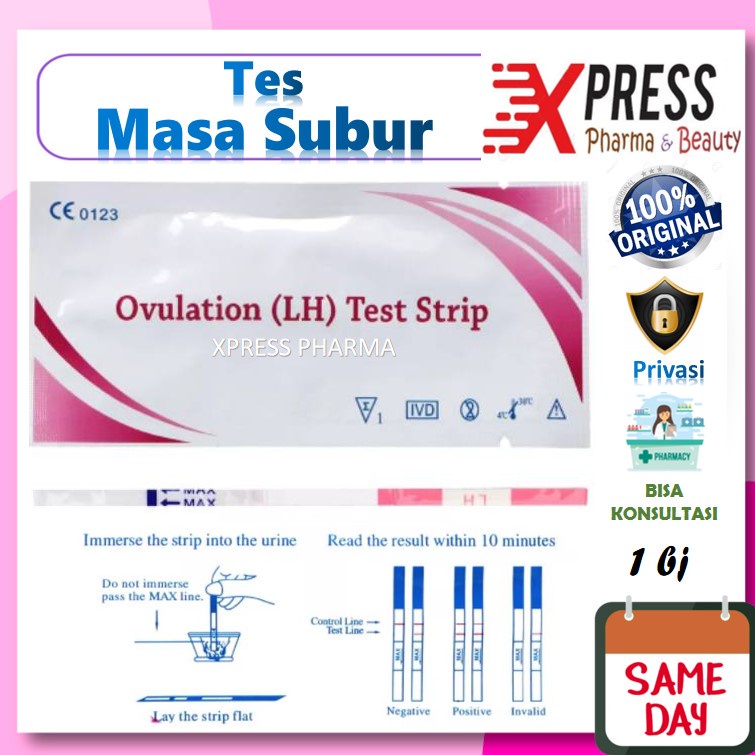 Jual ⚡XPRESS⚡ LH Test Tes Kesuburan -Strip Masa Subur ovulasi strip ...