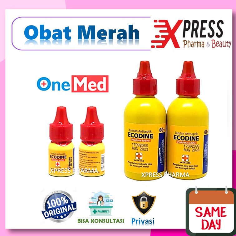 Jual XPRESS ! ECODINE Obat Merah Onemed Betadine Betadin Ekodin Ekodine ...