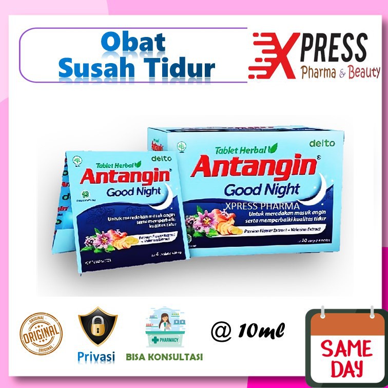 Jual XPRESS ! Antangin Good Night Obat Susah Lelap Tidur isi 4 Tablet ...