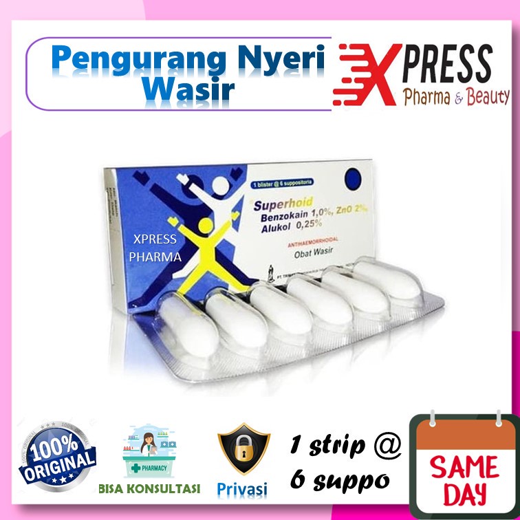 Jual XPRESS ! Superhoid Suppo - Obat Wasir Super Hoid Supo Peluru ...