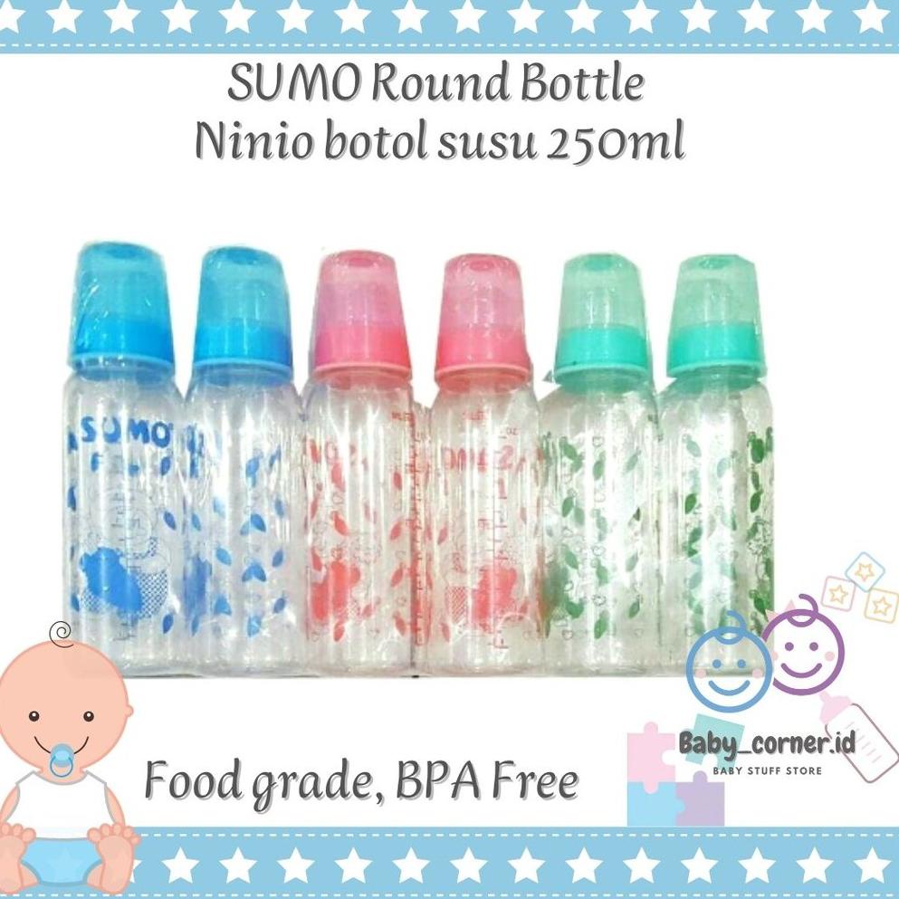 Jual 10.10 Brand Botol susu asi SUMO murah round bottle dot bulat NINIO ...