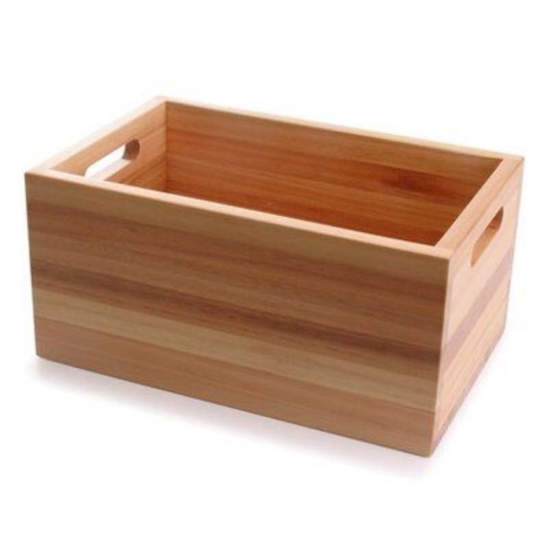 Jual Wooden Crates Box | Kotak Penyimpanan Kayu Box Kayu Besar 40x30cm ...